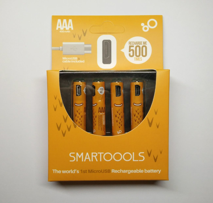 Smartoools Micro-USB Rechargeable Battery AA / AAA – URBAN